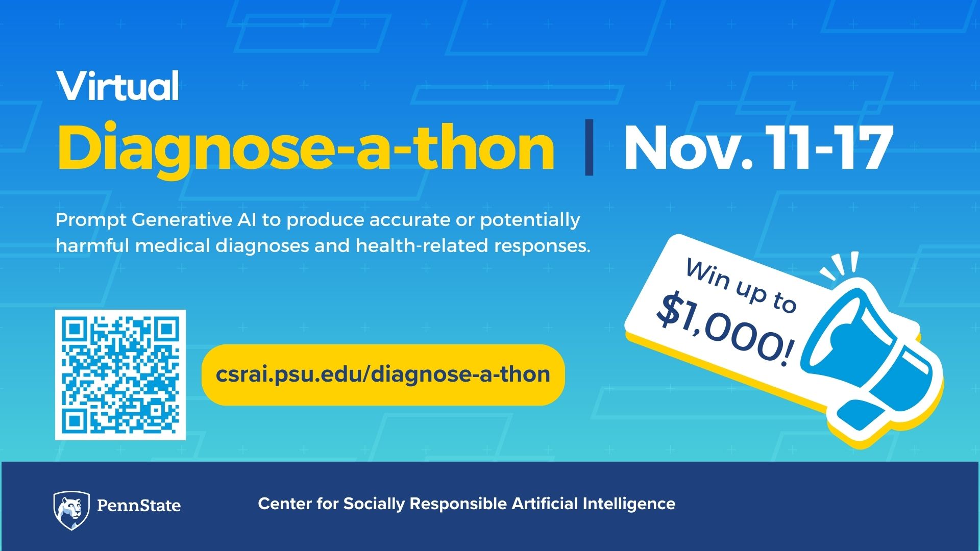 Center for Socially Responsible Artificial Intelligence Diagnose-a-thon ... Center for Socially Responsible Artificial Intelligence Diagnose-a-thon ...
